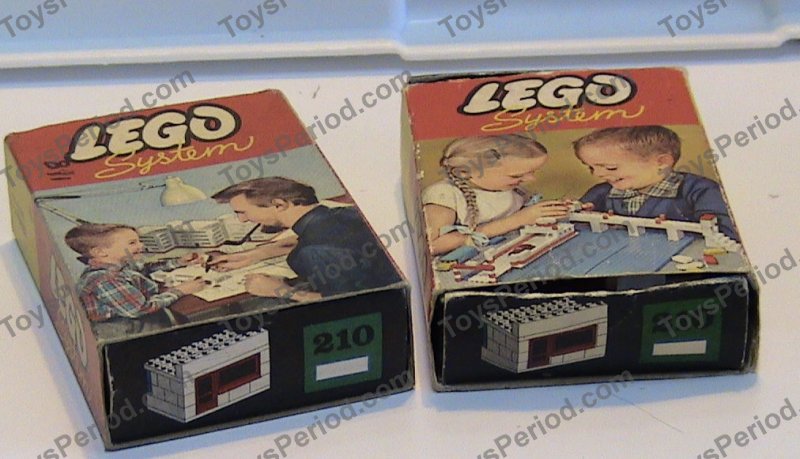 LEGO 210-2 Small Store Set Parts List