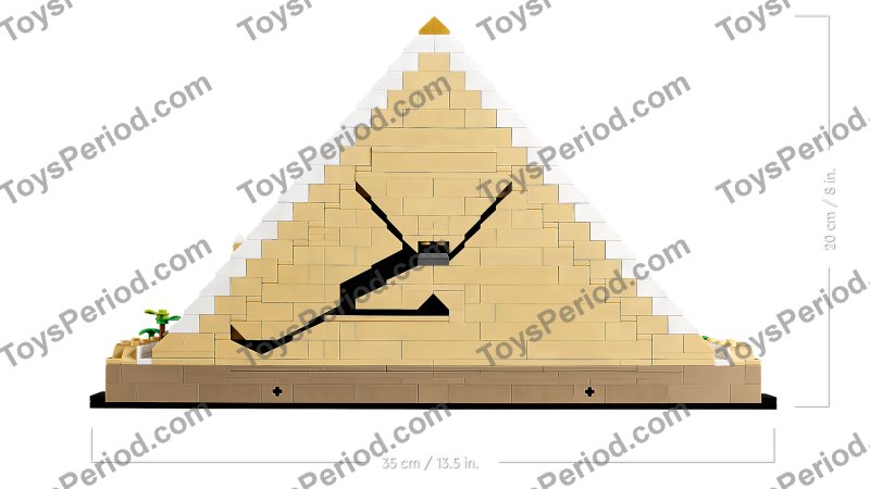 LEGO 21058 The Great Pyramid of Giza Set Parts List