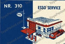 LEGO 310-5 Esso Filling Station Instructions and Parts List