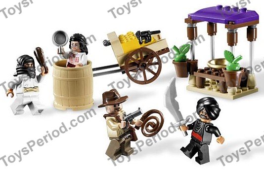 LEGO 7195 Ambush in Cairo Set Parts List