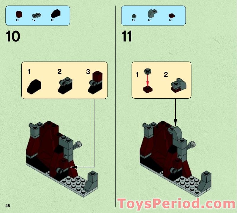 LEGO 75017 Duel on Geonosis Instructions and Parts List