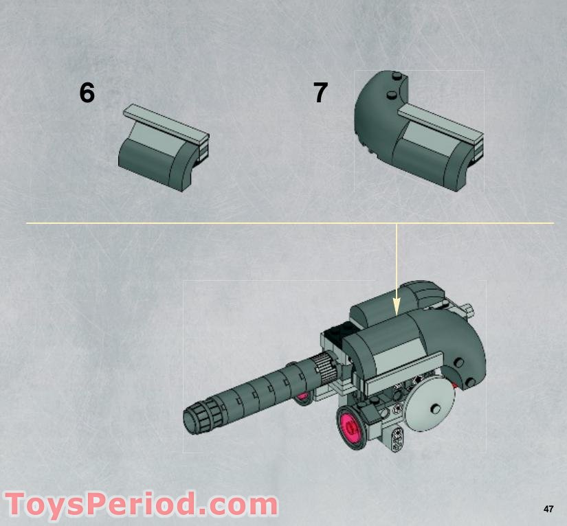 LEGO 7869 Battle for Geonosis Instructions and Parts List