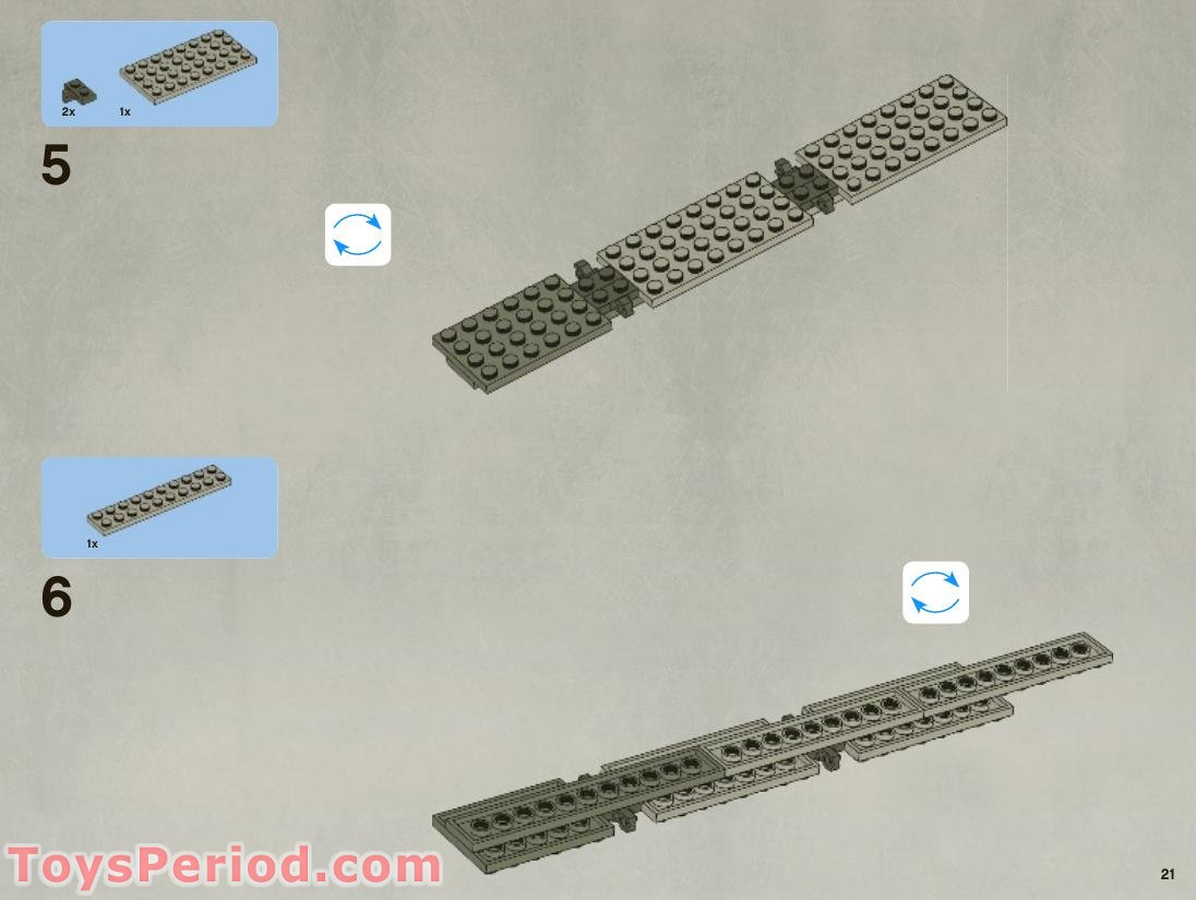 LEGO 7961 Darth Maul's Sith Infiltrator Instructions and Parts List