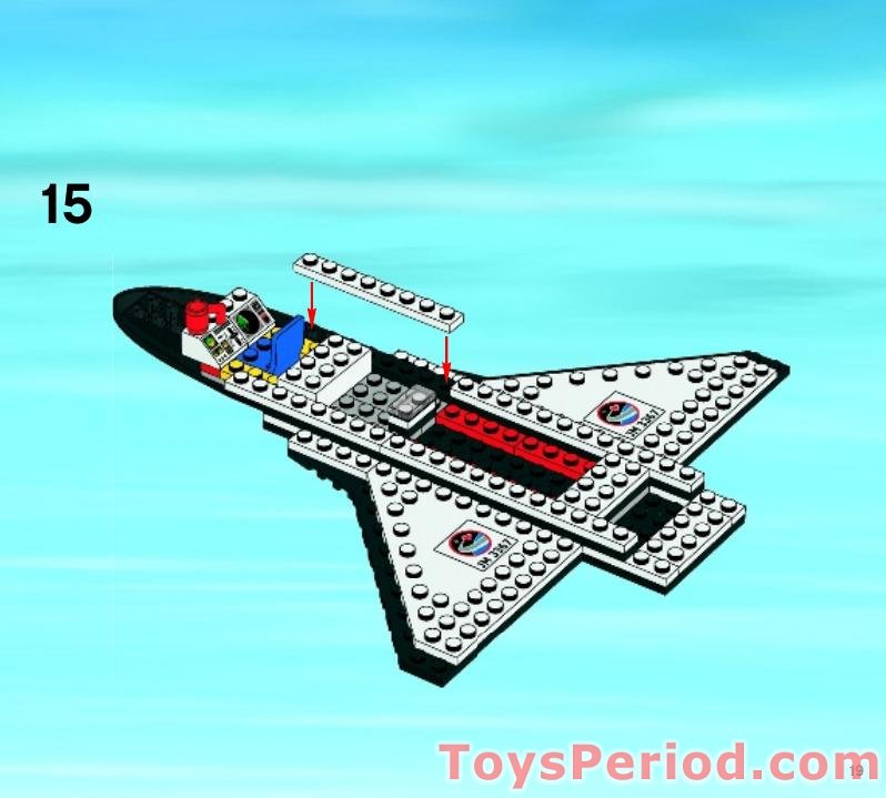 LEGO 3367 Space Shuttle Instructions and Parts List