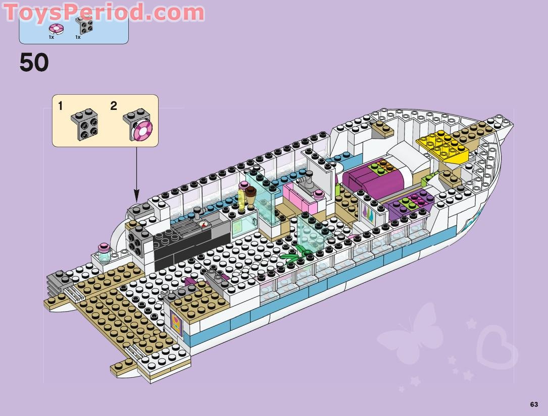LEGO 41015 Dolphin Cruiser Instructions and Parts List