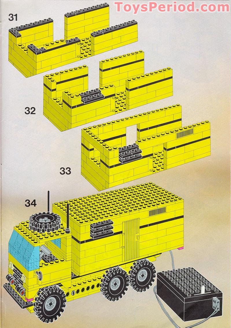 LEGO 744 Universal Building Set Instructions and Parts List