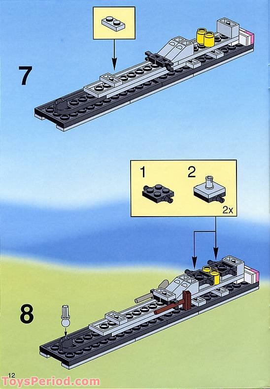 LEGO 1831-2 Maersk Sealand Promotional Set - Tractor-Trailer Container ...