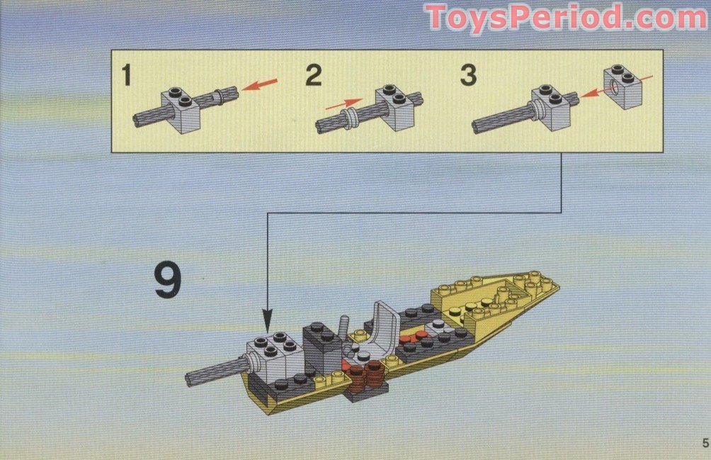 LEGO 4778 Desert Biplane Instructions and Parts List