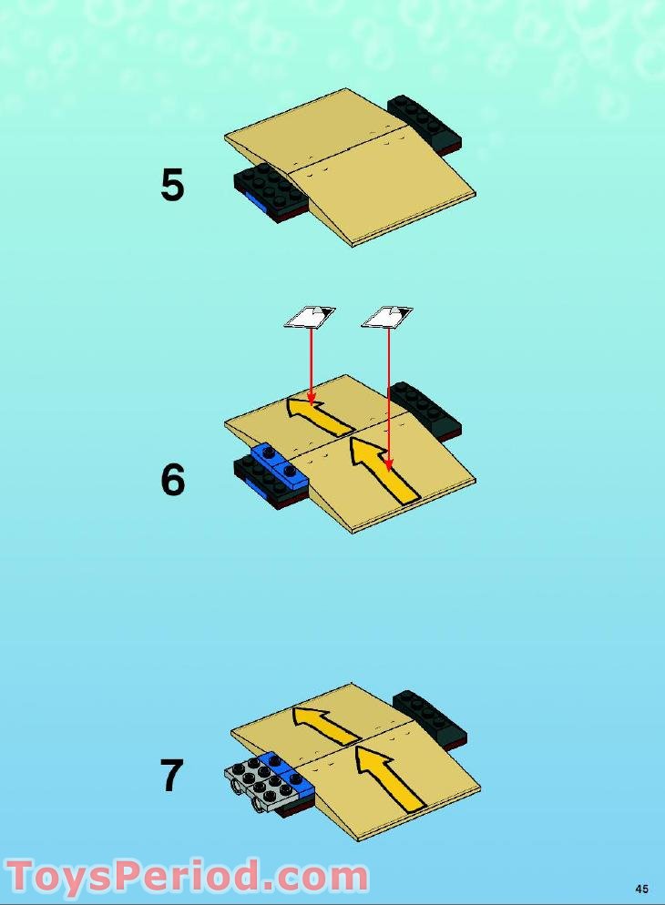 LEGO 4982 Mrs. Puff's Boating School Instructions and Parts List