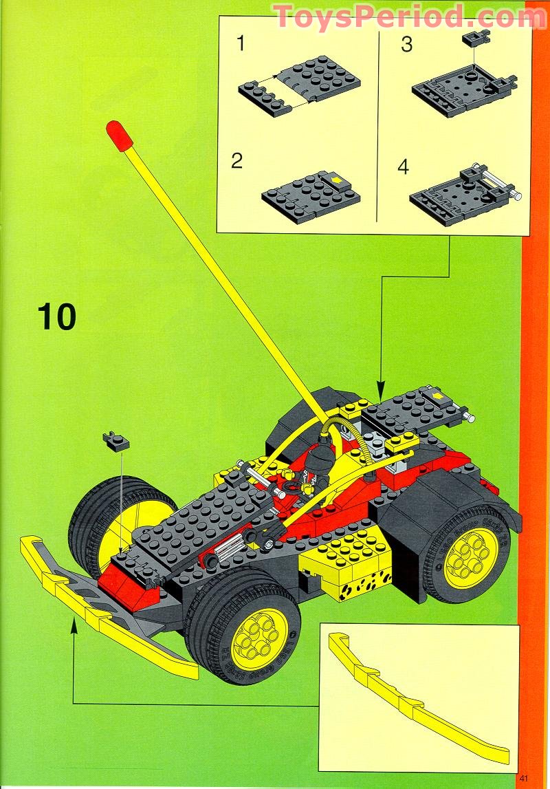 LEGO 5600 Radio Control Racer Instructions and Parts List