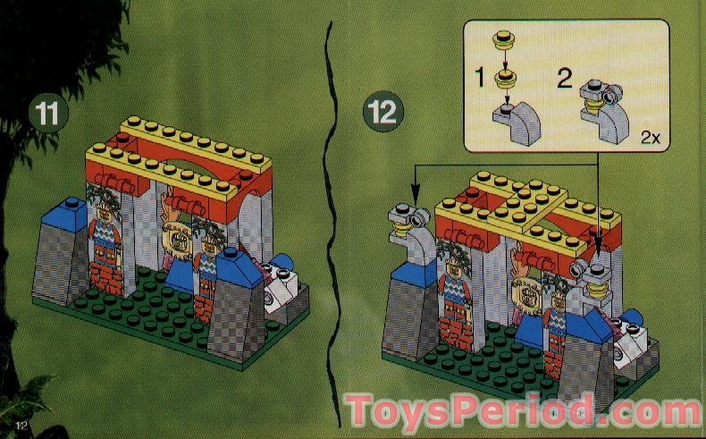 LEGO 5936 Spider's Secret Instructions and Parts List