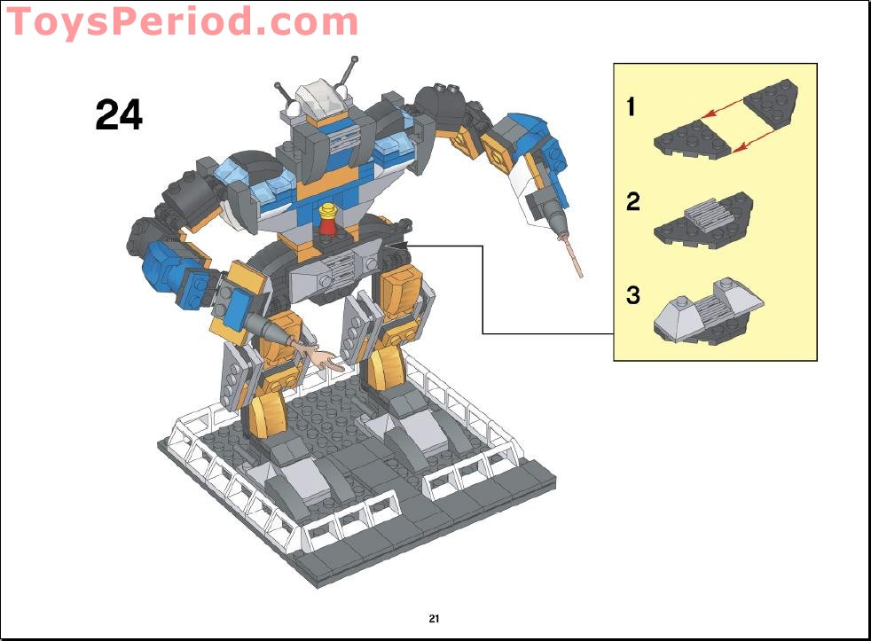 LEGO 5525 Amusement Park Instructions and Parts List