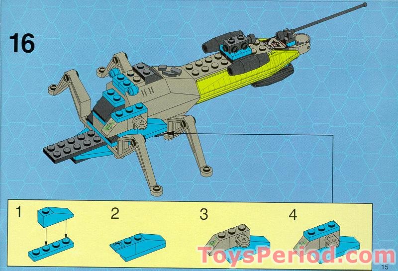 LEGO 6907 Sonic Stinger Instructions and Parts List