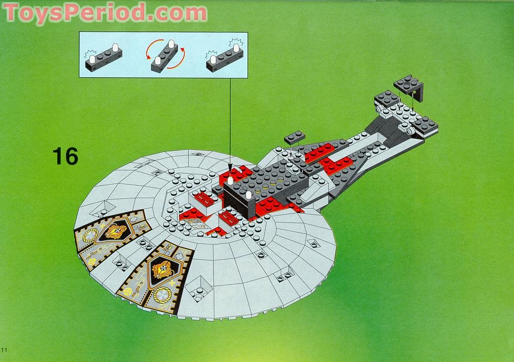 LEGO 6979 Interstellar Starfighter Instructions and Parts List