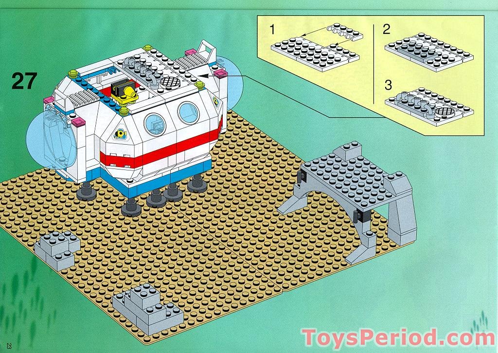LEGO 6441 Deep Reef Refuge Instructions and Parts List