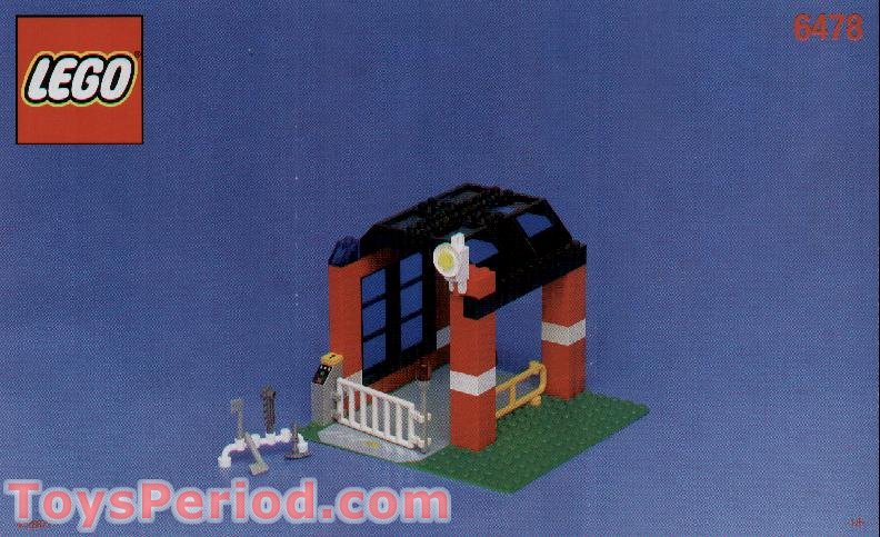 LEGO 6478 Fire Station Instructions and Parts List