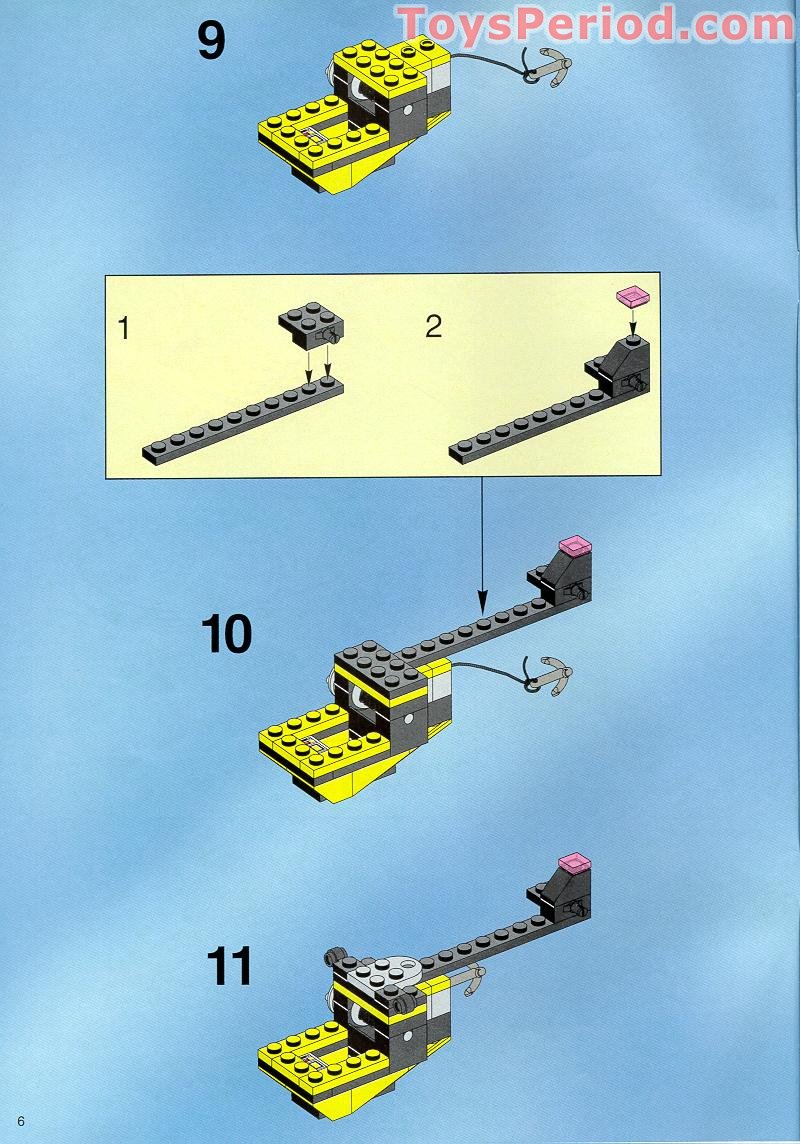 LEGO 6479 Emergency Response Center Instructions and Parts List