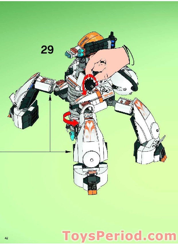 LEGO 7649 MT-201 Ultra-Drill Walker Instructions and Parts List