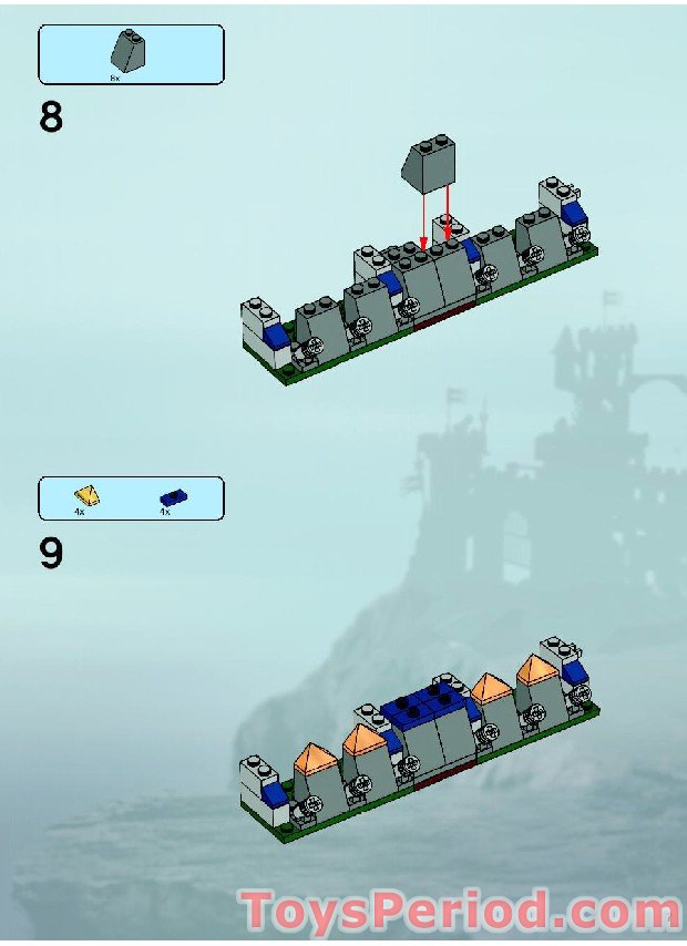 LEGO 7041 Troll Battle Wheel Instructions and Parts List