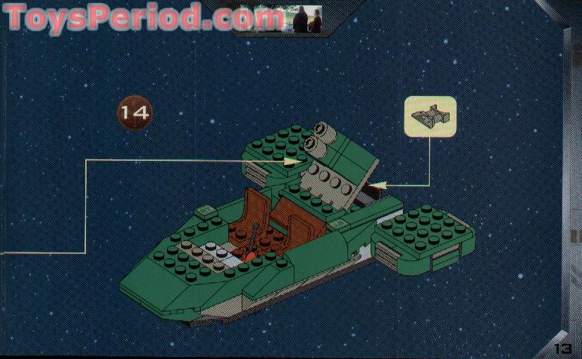 LEGO 7124 Flash Speeder Instructions and Parts List