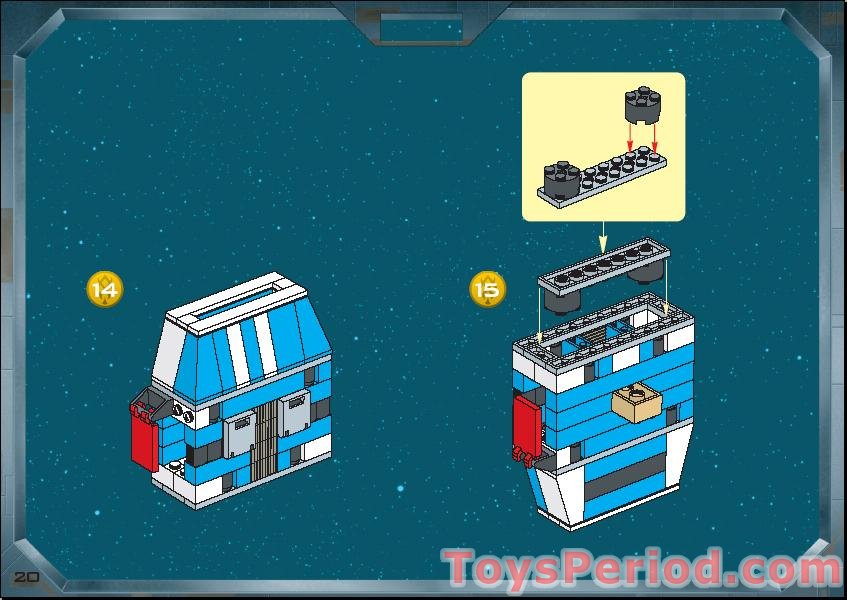 LEGO 7186 Watto's Junkyard Instructions and Parts List