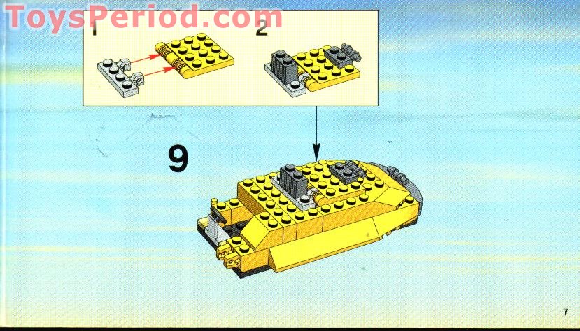 LEGO 7248 Digger Instructions and Parts List