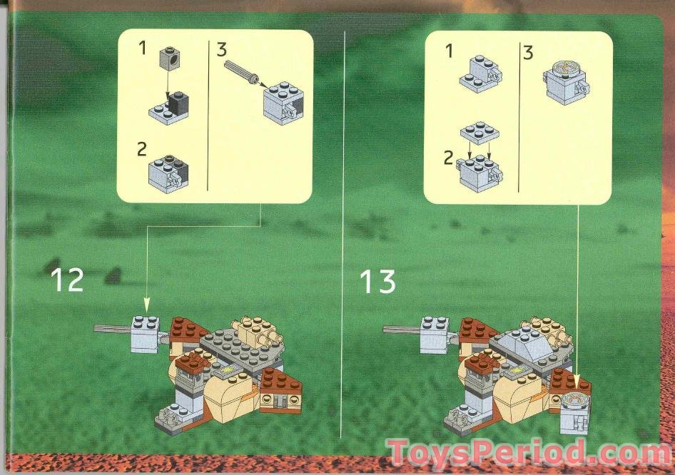 LEGO 7316 Excavation Searcher Instructions and Parts List