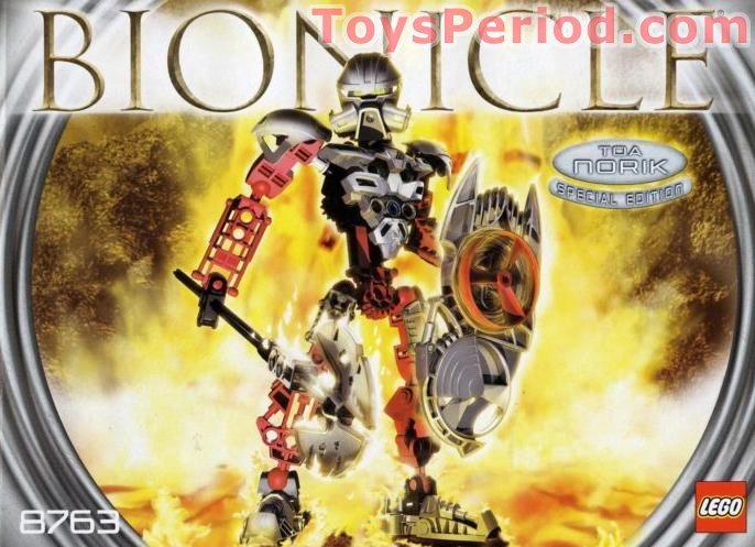 LEGO 8763 Toa Norik Instructions and Parts List