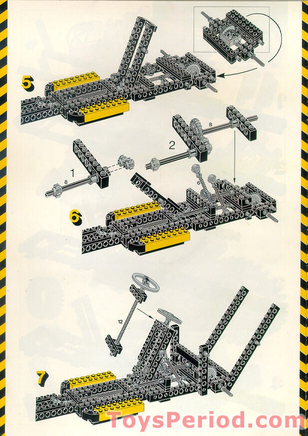 LEGO 8860 Auto Chassis Instructions and Parts List