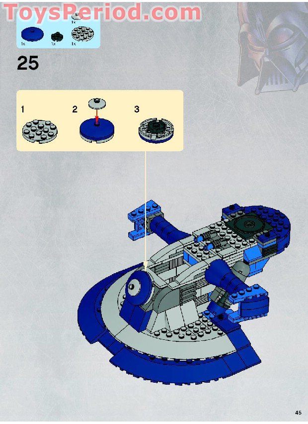 LEGO 8018 Armored Assault Tank (AAT) Instructions and Parts List