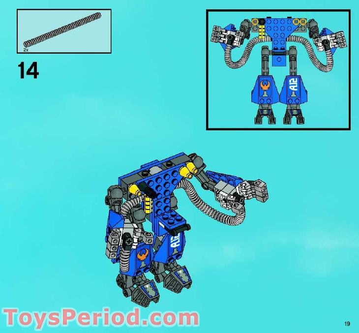 LEGO 8106 Aero Booster Instructions and Parts List