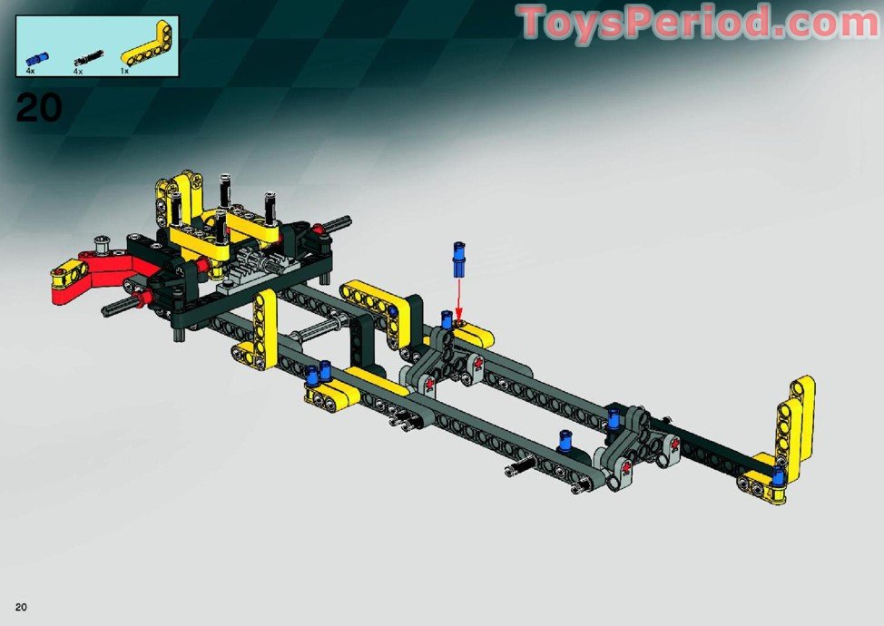 LEGO 8146 Nitro Muscle Instructions and Parts List