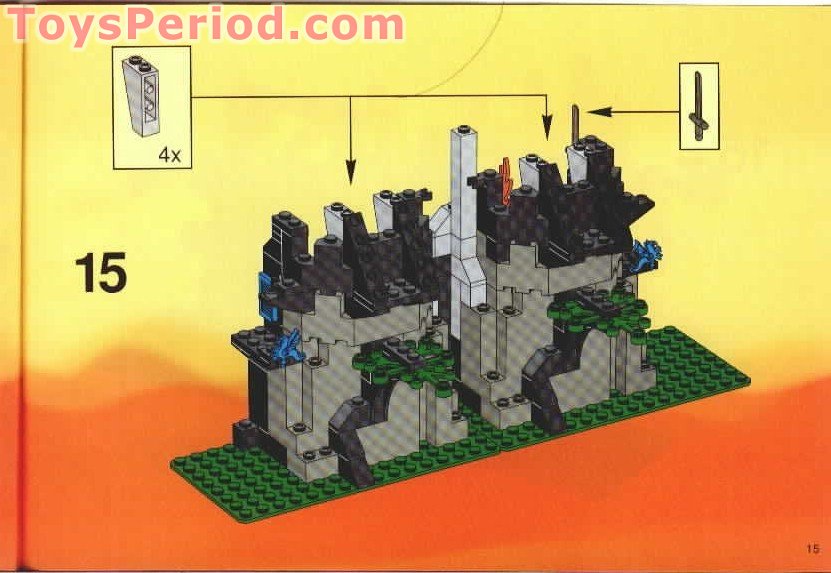 LEGO 6048 Majisto's Magical Workshop Instructions and Parts List