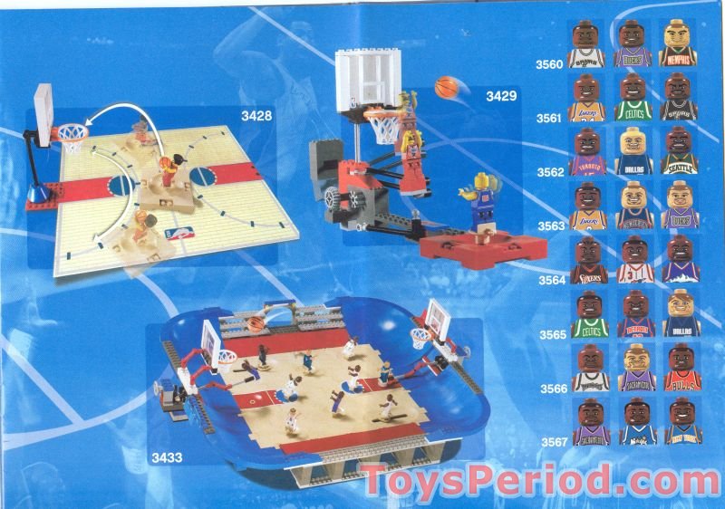 LEGO 3431 Streetball 2 vs 2 Instructions and Parts List