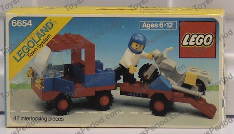 LEGO 6641 4-Wheelin' Truck Instructions and Parts List