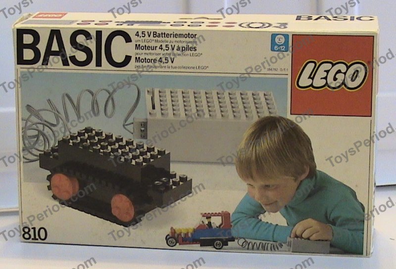 LEGO 810-1 Universal Motor Instructions and Parts List