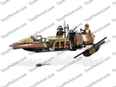 LEGO 9496 Desert Skiff Instructions and Parts List