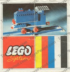 LEGO 112-2 Locomotive with Motor Instructions and Parts List