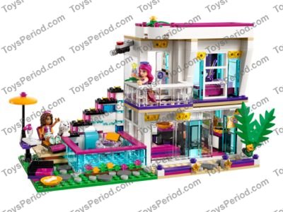LEGO 41135 Livi's Pop Star House Set Parts List