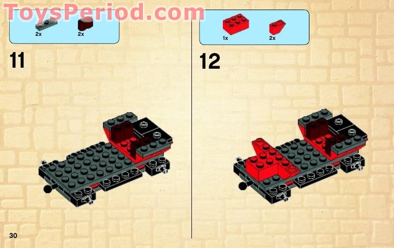 LEGO 70401 Gold Getaway Instructions and Parts List