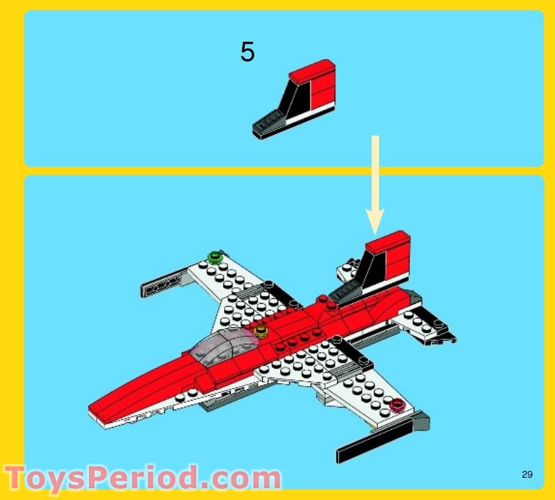LEGO 7292 Propeller Adventures Instructions and Parts List