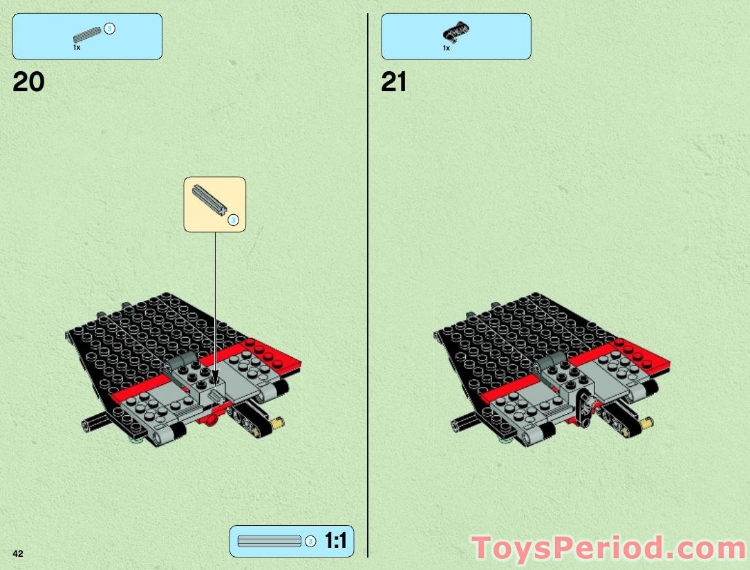 LEGO 75018 Jek-14's Stealth Starfighter Instructions and Parts List
