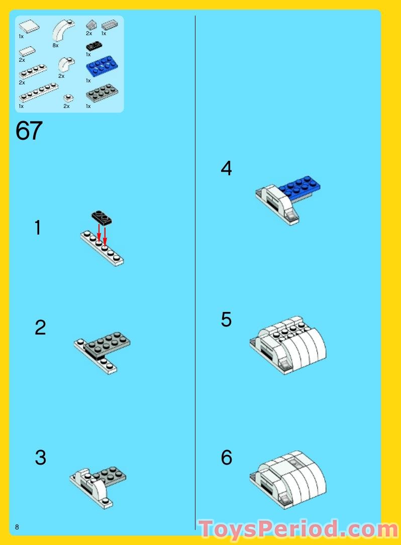 LEGO 10231 Shuttle Expedition Instructions and Parts List