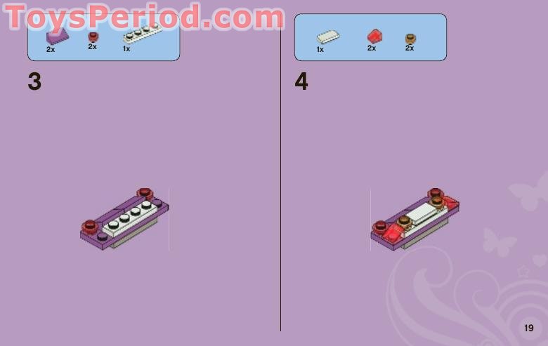 LEGO 3183 Stephanie's Cool Convertible Instructions and Parts List