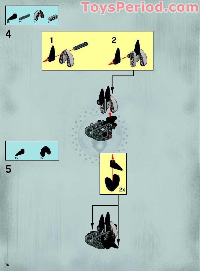 LEGO 10204 Vezon and Kardas Instructions and Parts List