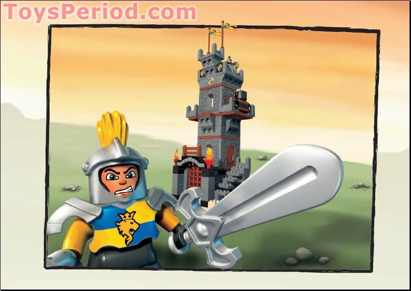LEGO 4777 Duplo Knights' Castle Instructions and Parts List