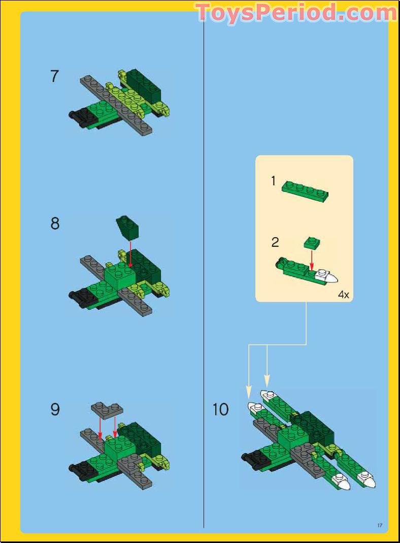 LEGO 4894 Mythical Creatures Instructions and Parts List