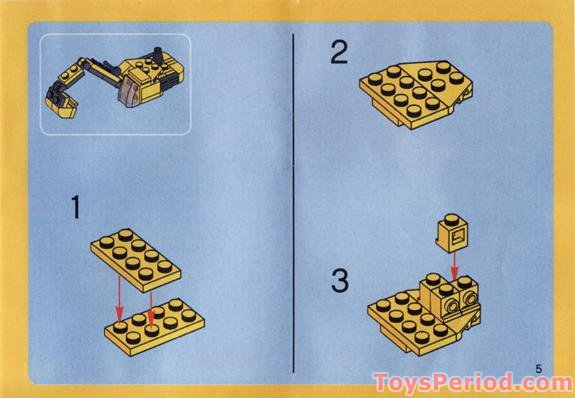 LEGO 4915 Mini Construction Instructions and Parts List