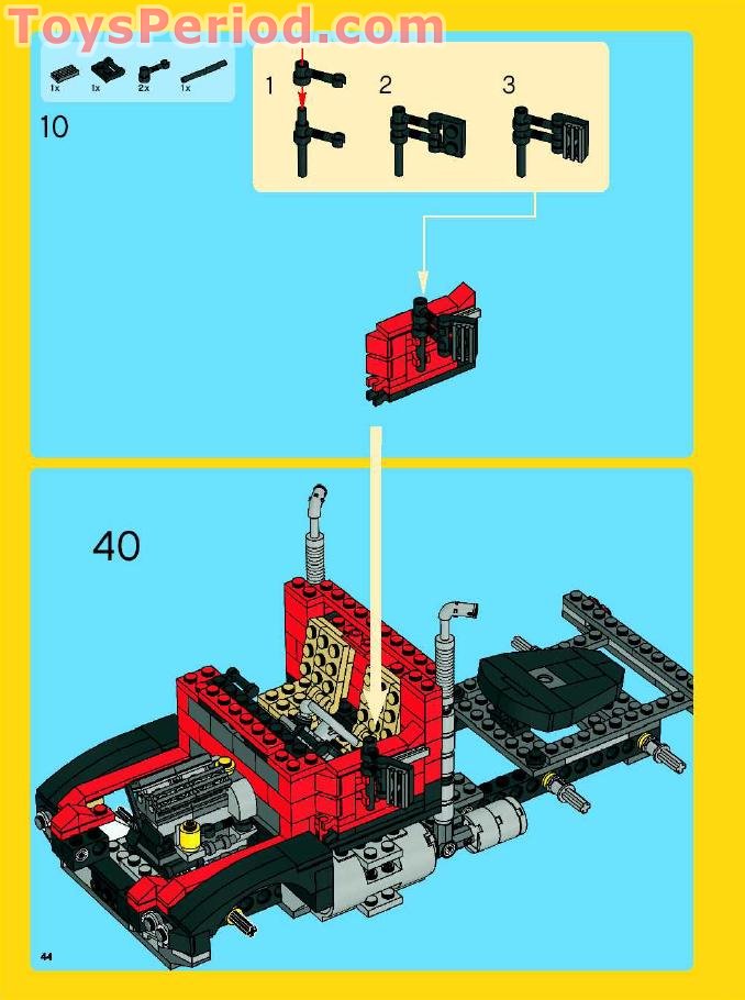 LEGO 4955 Big Rig Instructions and Parts List