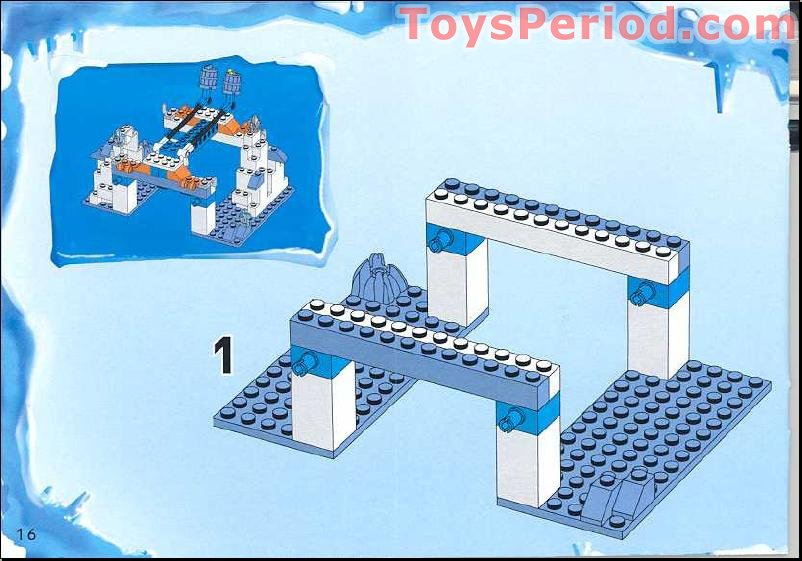 LEGO 4579 Ice Ramp Racers Instructions and Parts List